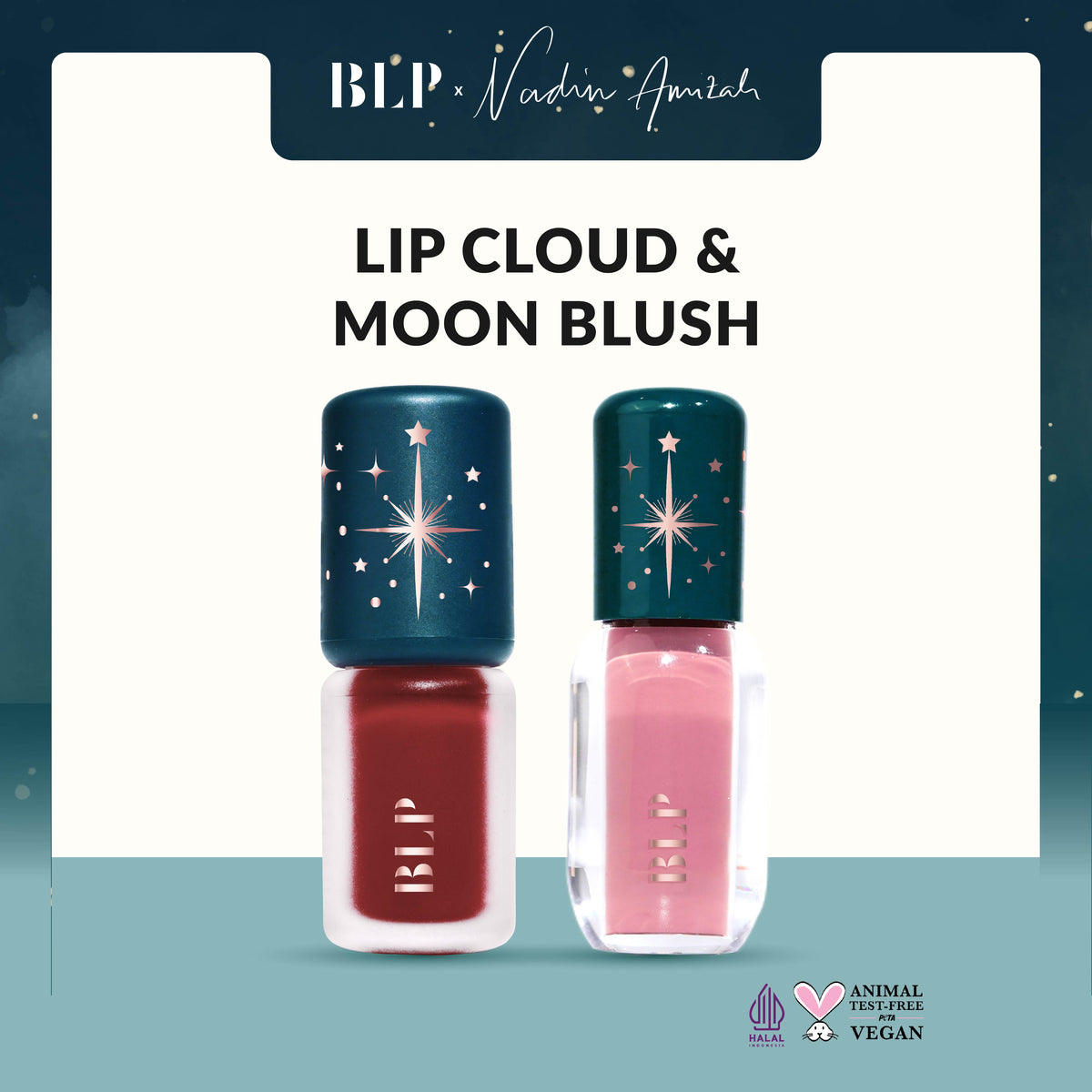 BLP x NADIN AMIZAH - LIP CLOUD x MOON BLUSH – BLP Beauty